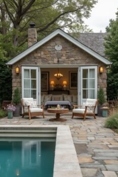 15+ Pool House Design Ideas That'll Transform Your Backyard into a Resort!