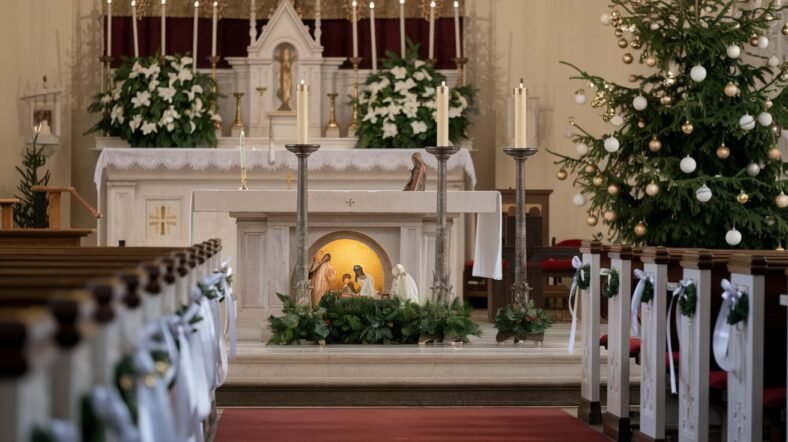 15 Christmas Decorations Ideas for Church for a Magical Atmosphere