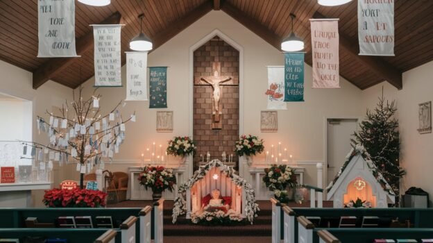 15 Christmas Decorations Ideas for Church for a Magical Atmosphere