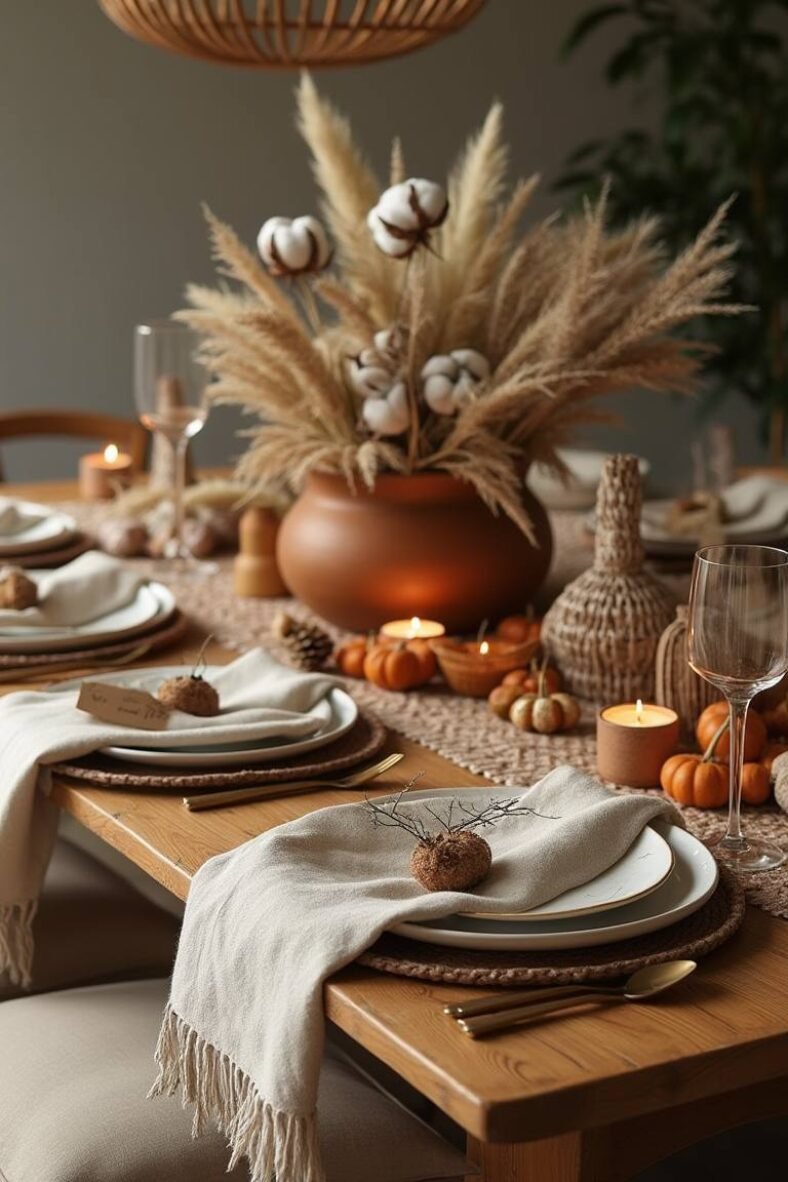 15 Best Thanksgiving Tablescapes Ideas for a Festive Table