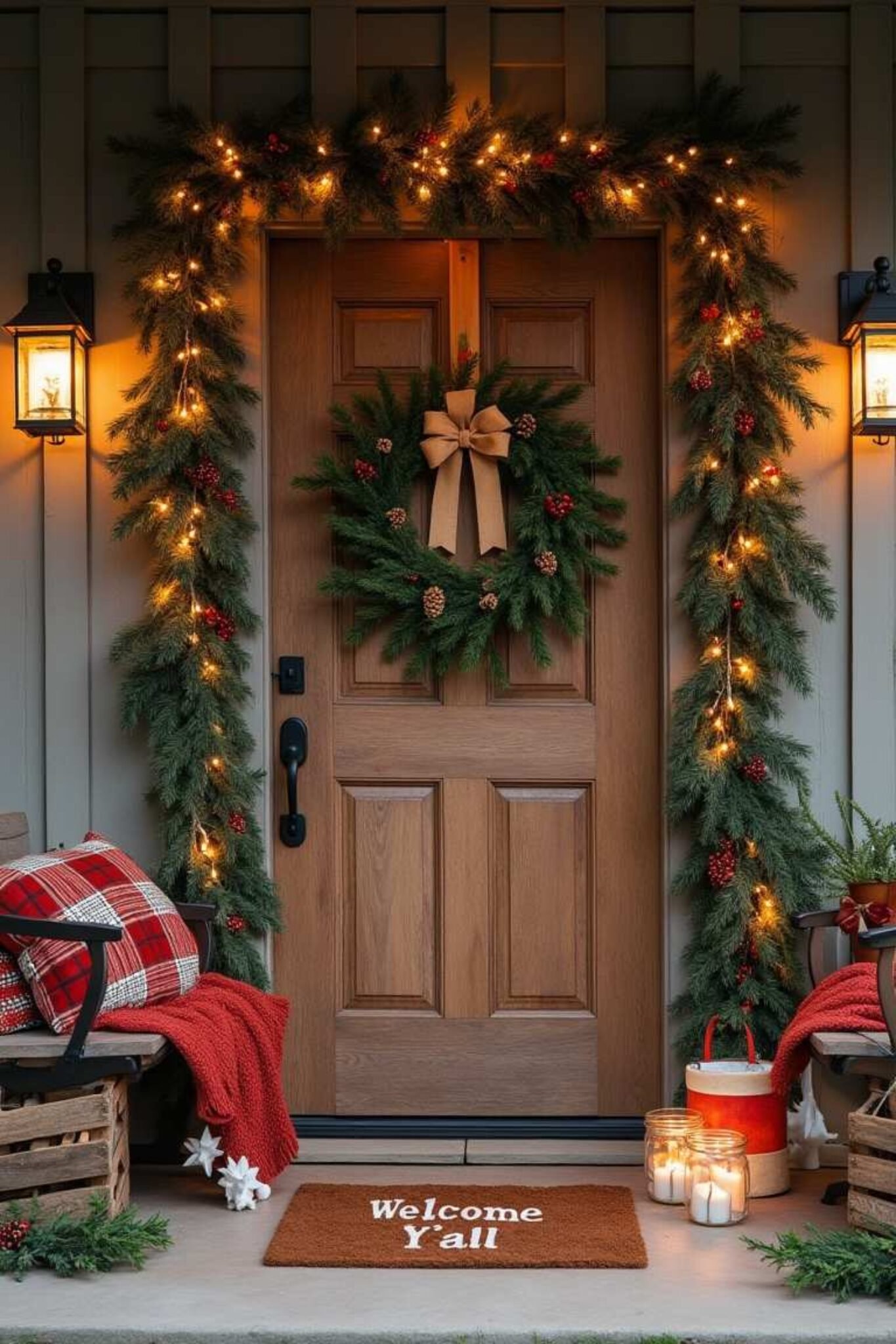 15 Christmas Door Decorations Ideas to Transform Your Entryway