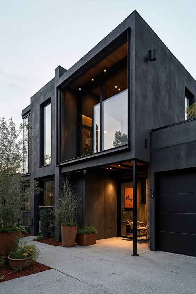 Modern Black House Exterior: Timeless Elegance in Contemporary Design