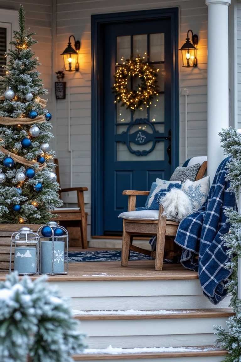 15 Blue Christmas Decorations Ideas for a Modern Holiday Vibe