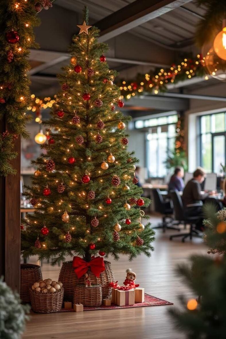 15 Office Christmas Decorations Ideas for a Festive Workday