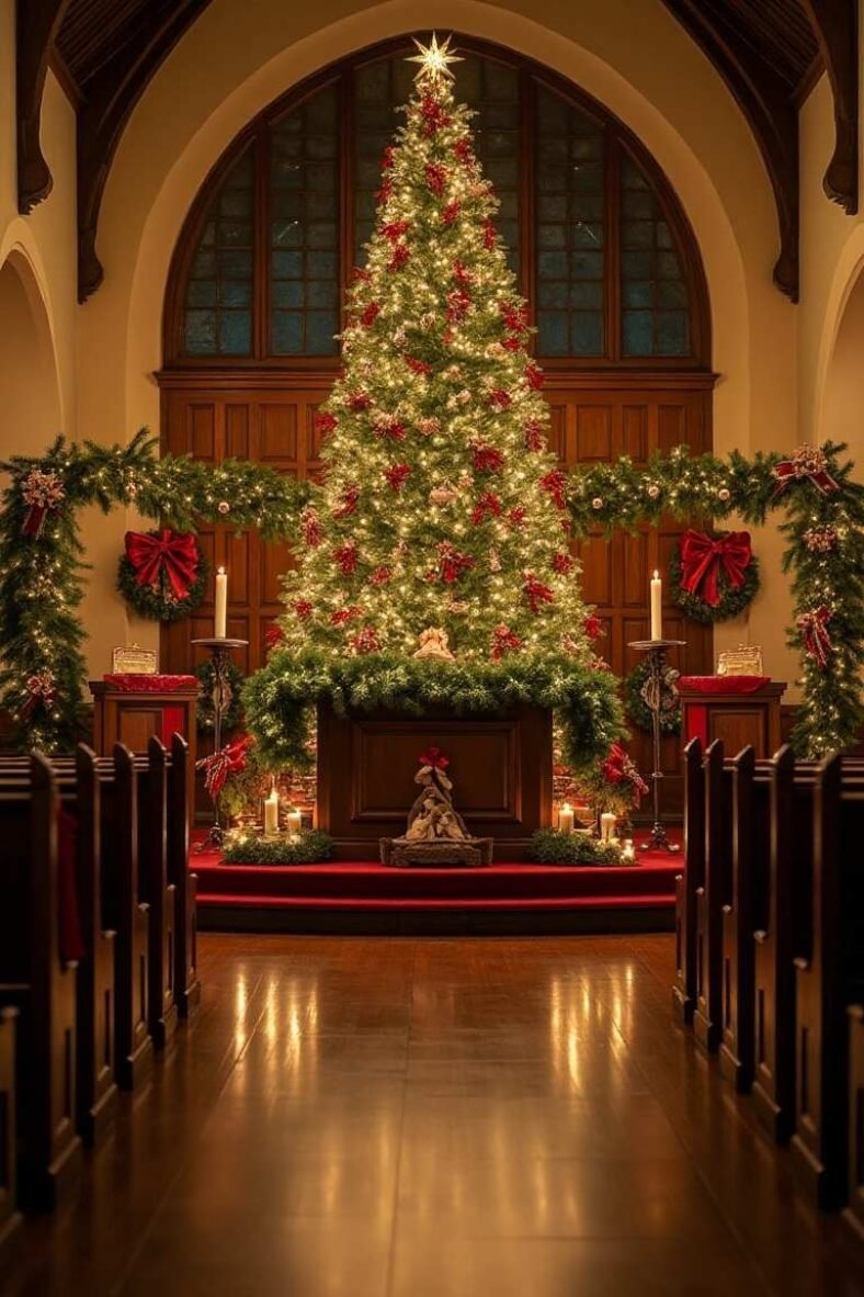 15 Christmas Decorations Ideas for Church for a Magical Atmosphere