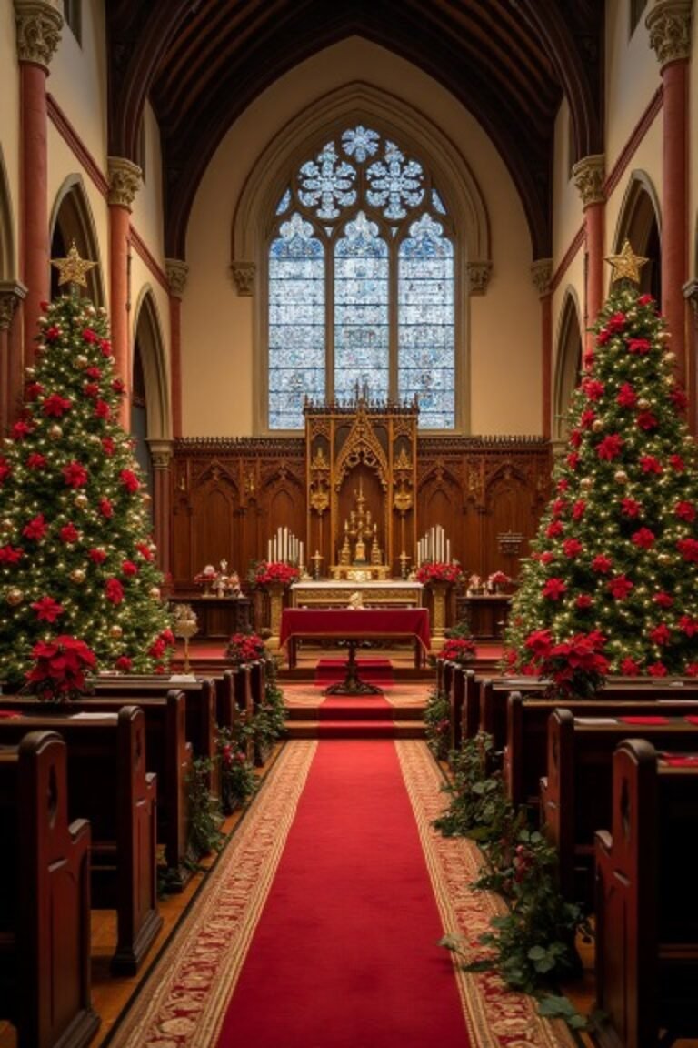 15 Christmas Decorations Ideas for Church for a Magical Atmosphere