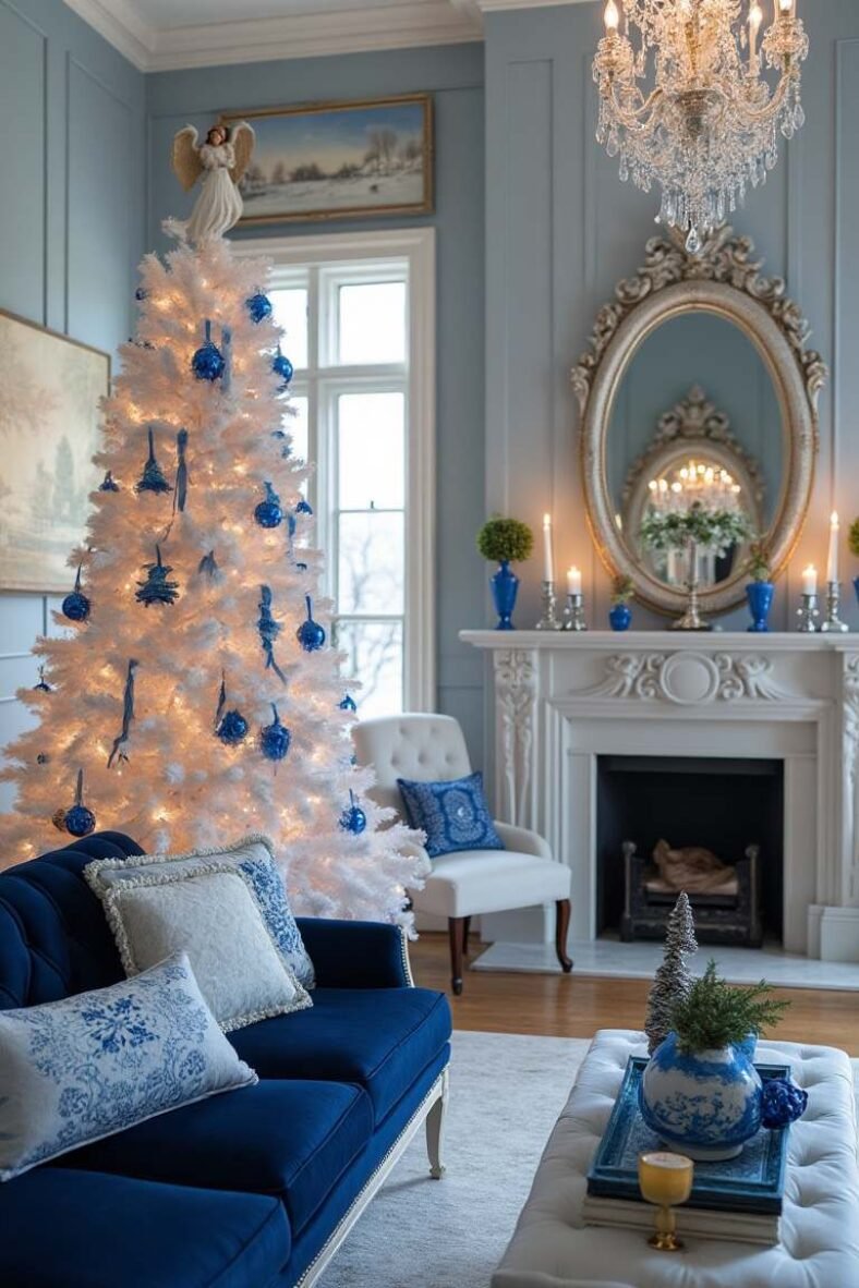 15 Blue Christmas Decorations Ideas for a Modern Holiday Vibe