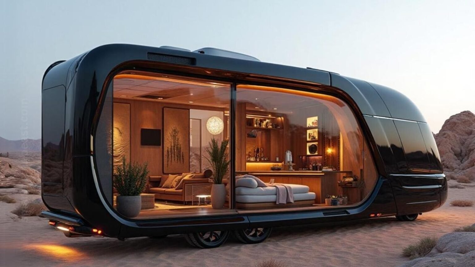 15+ Luxury Motor Homes Design That Feel Like 5-Star Hotels