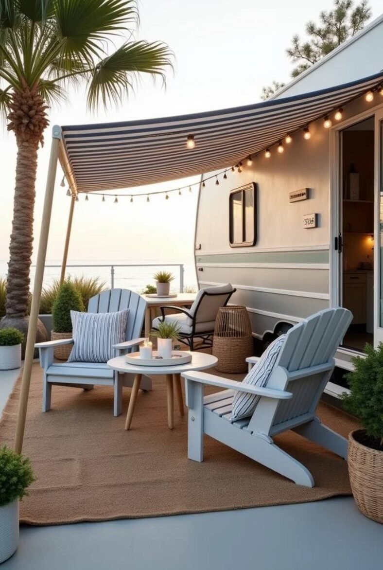 15+ Cozy RV Outdoor Space Ideas That Will Make Your Travels Feel Like Home