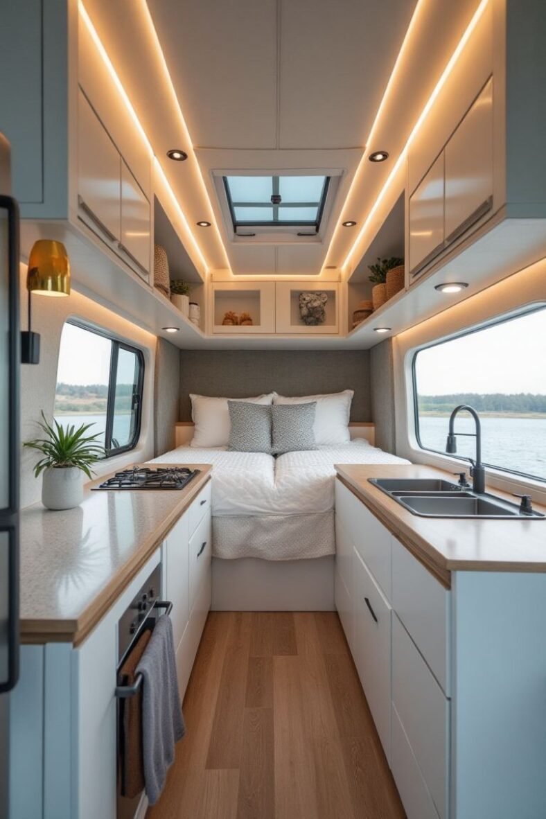 15+ Modern Camper Van Interiors Design Ideas – Minimalist Travelers Are ...