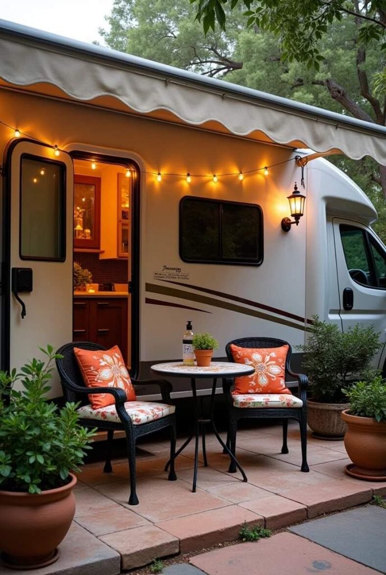 15+ Cozy RV Outdoor Space Ideas That Will Make Your Travels Feel Like Home