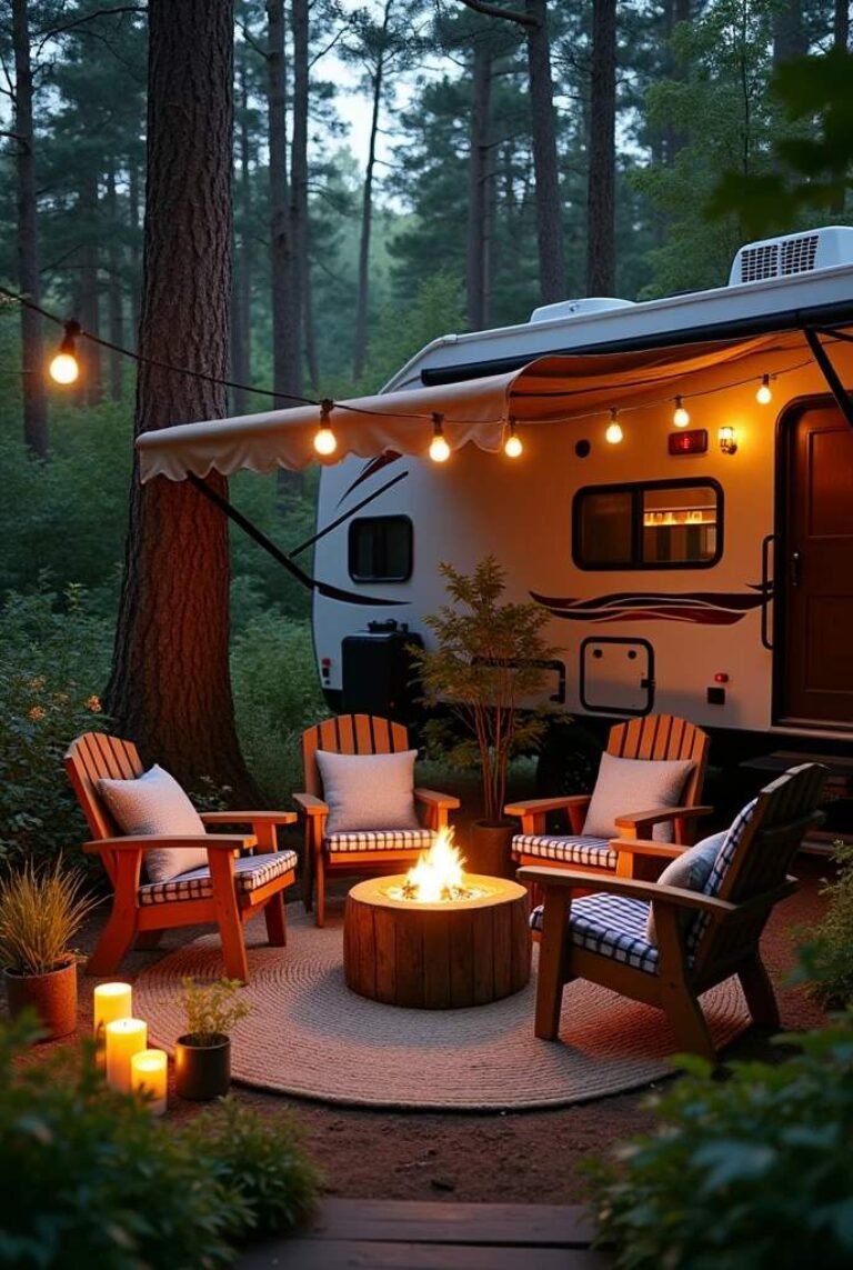15+ Cozy RV Outdoor Space Ideas That Will Make Your Travels Feel Like Home
