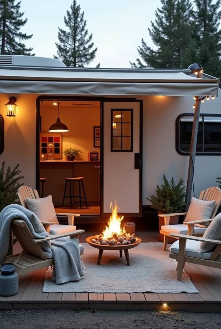 15+ Cozy RV Outdoor Space Ideas That Will Make Your Travels Feel Like Home