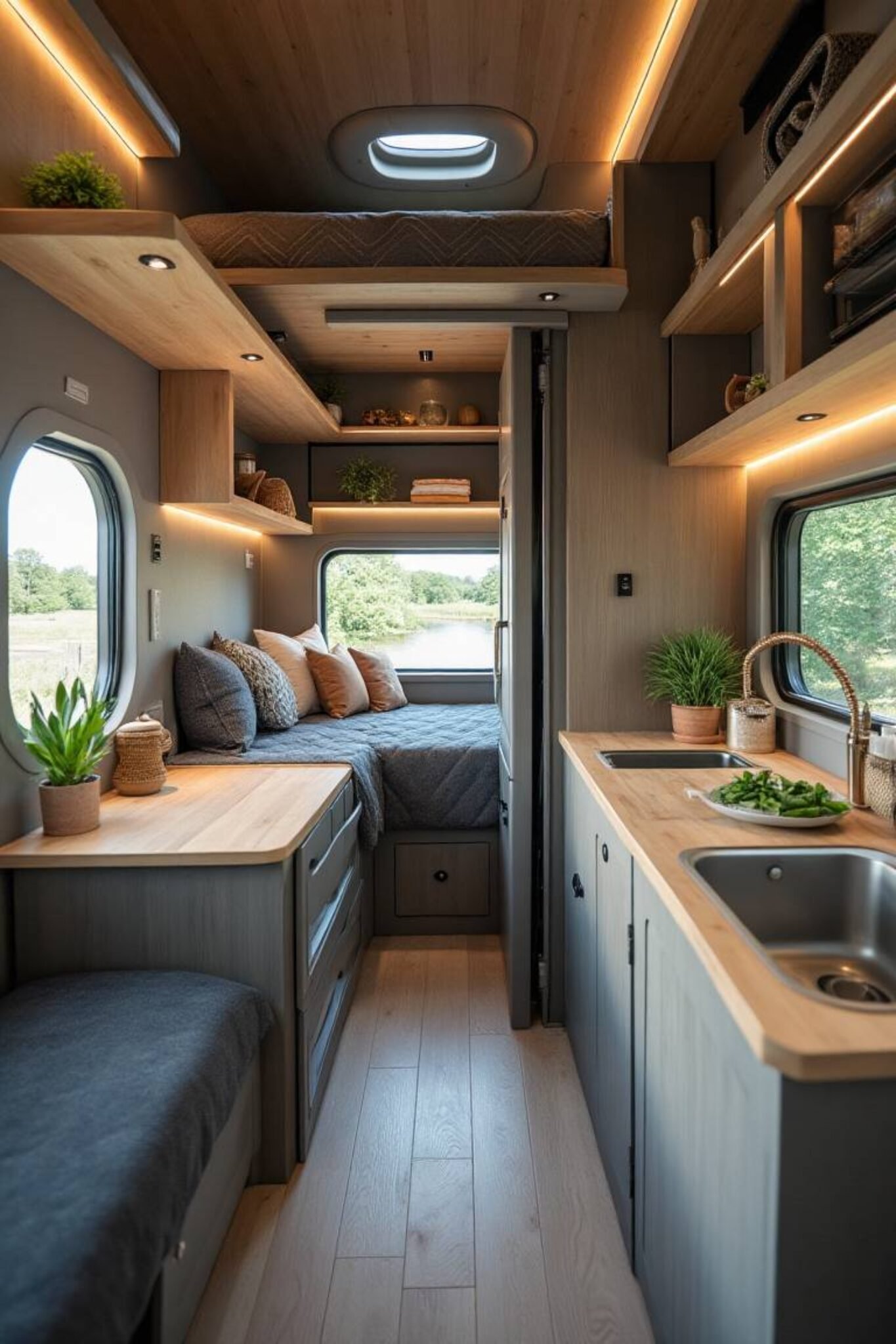 15+ Modern Camper Van Interiors Design Ideas – Minimalist Travelers Are ...