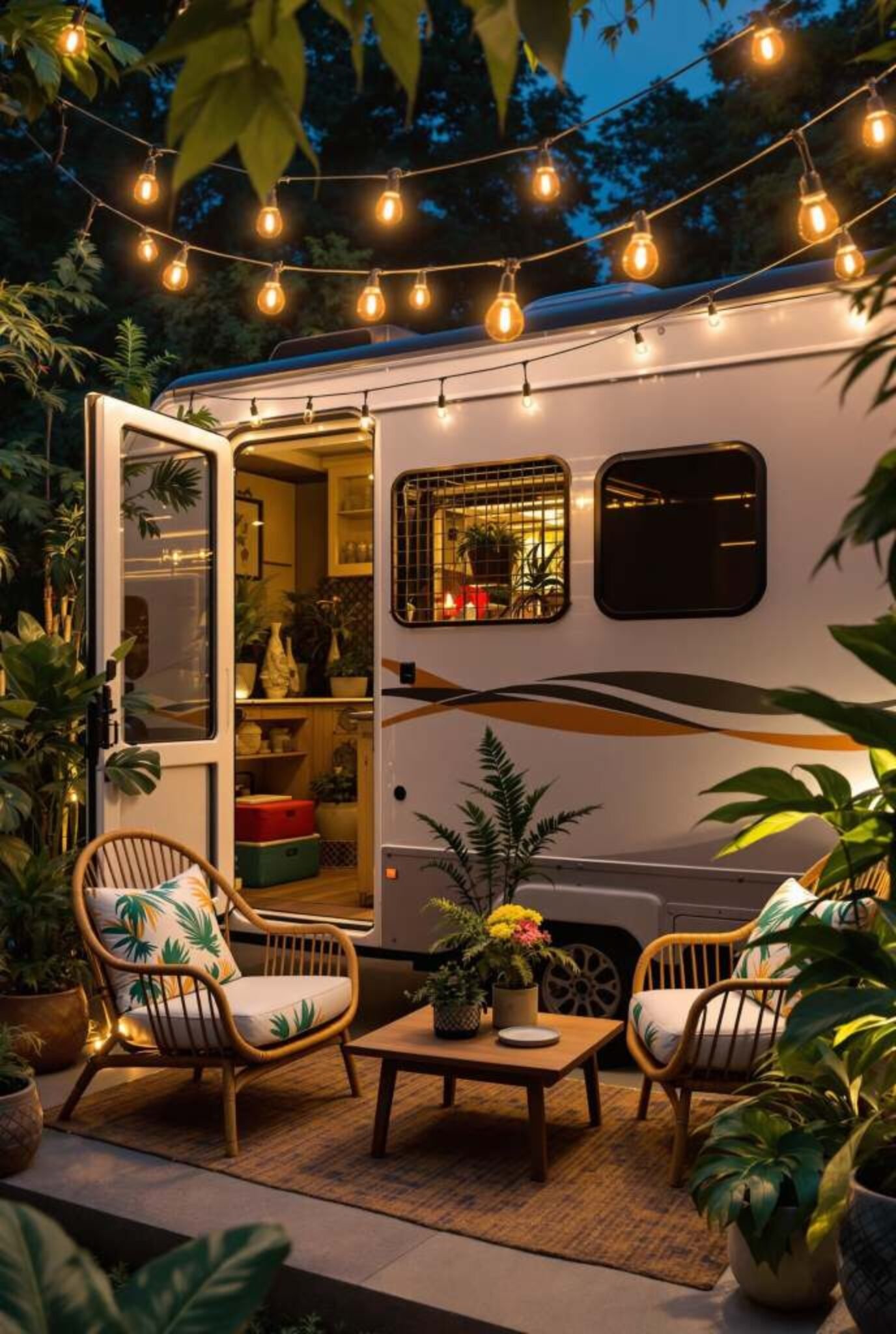 15+ Cozy RV Outdoor Space Ideas That Will Make Your Travels Feel Like Home
