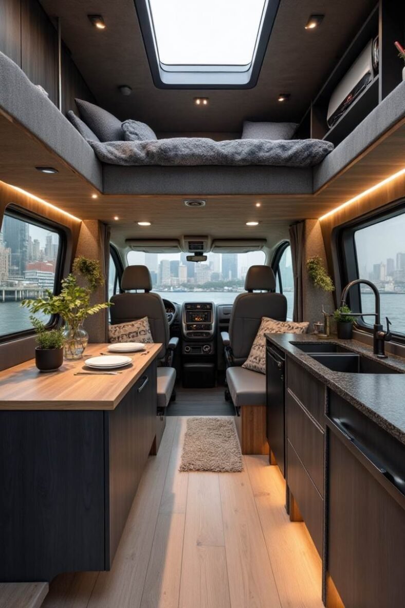 15+ Modern Camper Van Interiors Design Ideas – Minimalist Travelers Are ...