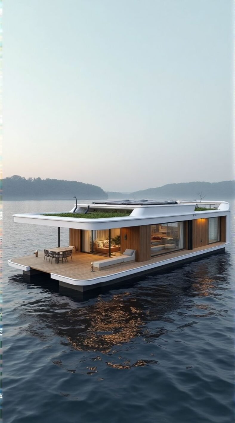 15 Modern Houseboat Designs – Innovative Homes for Waterfront Living!