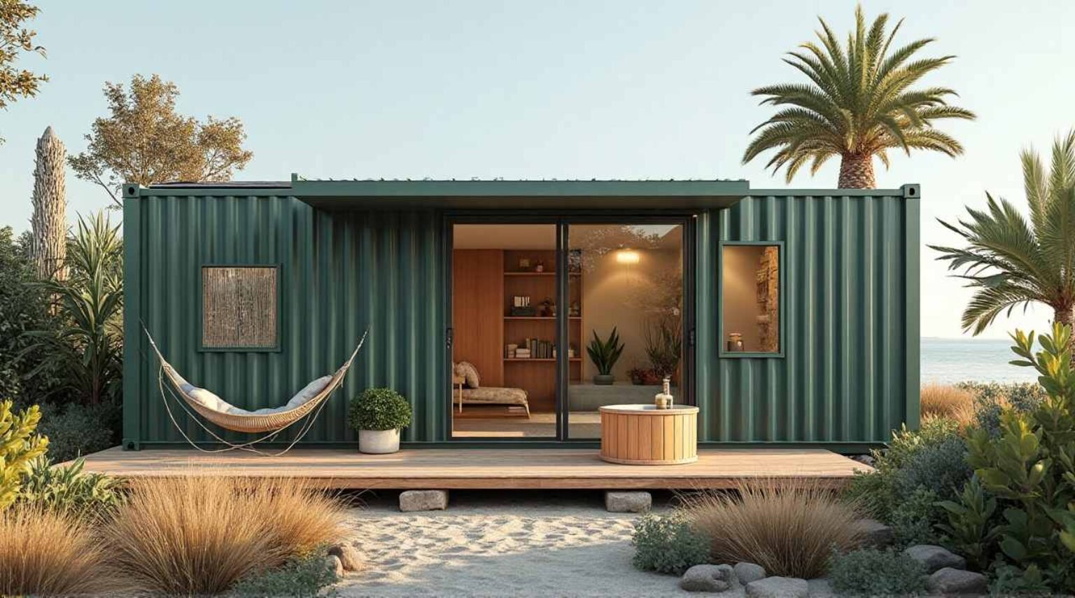 Beachfront Shipping Container Homes | 15 Tropical Designs for Permanent ...