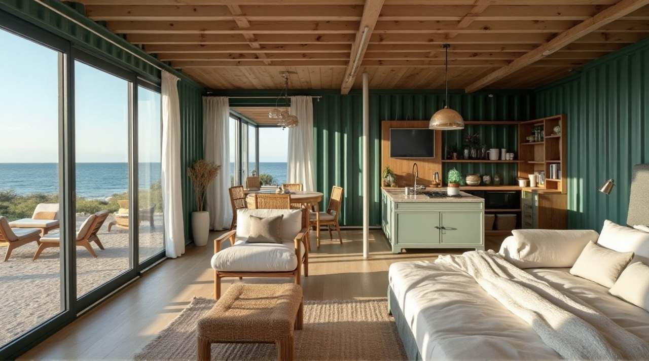 Beachfront Shipping Container Homes | 15 Tropical Designs for Permanent ...